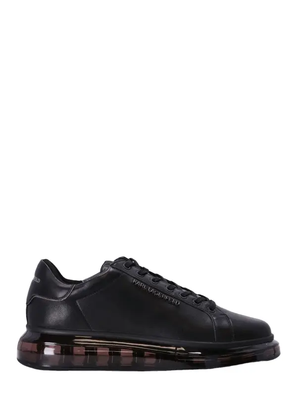 Karl Lagerfeld Kapri Leather Sneakers - Black