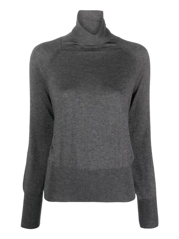 WILD CASHMERE Diana High-neck Jumper - Grey