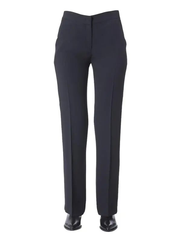 N°21 Pants With Side Band - Black