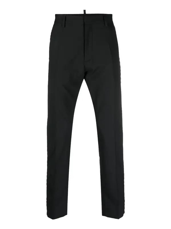 Dsquared2 Tailored Straight-leg Trousers - Black