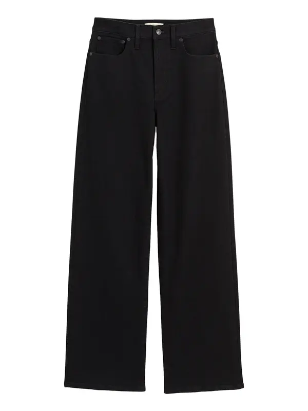 Madewell The Perfect Vintage Wide-leg Jeans - Black Rinse Wash