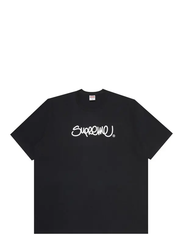 Supreme Handstyle Tee - Black