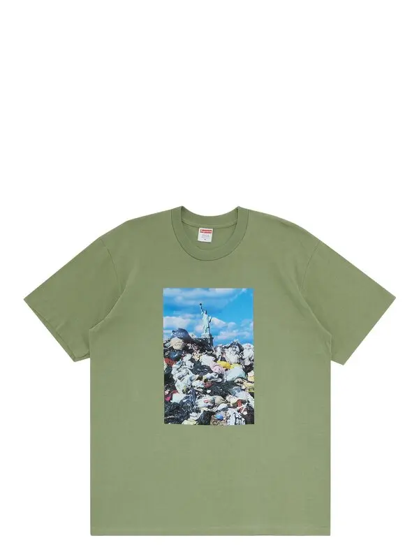 Supreme Trash Tee 'light Olive - Green