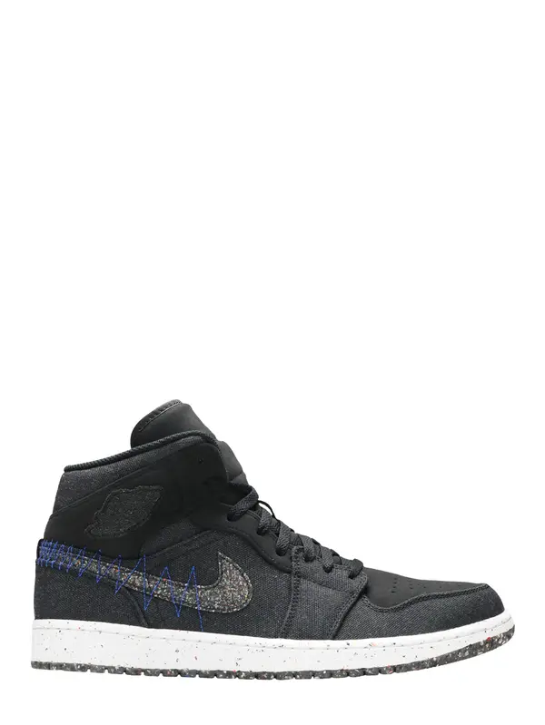 JORDAN 1 Mid 'crater' High-top Sneakers - Black