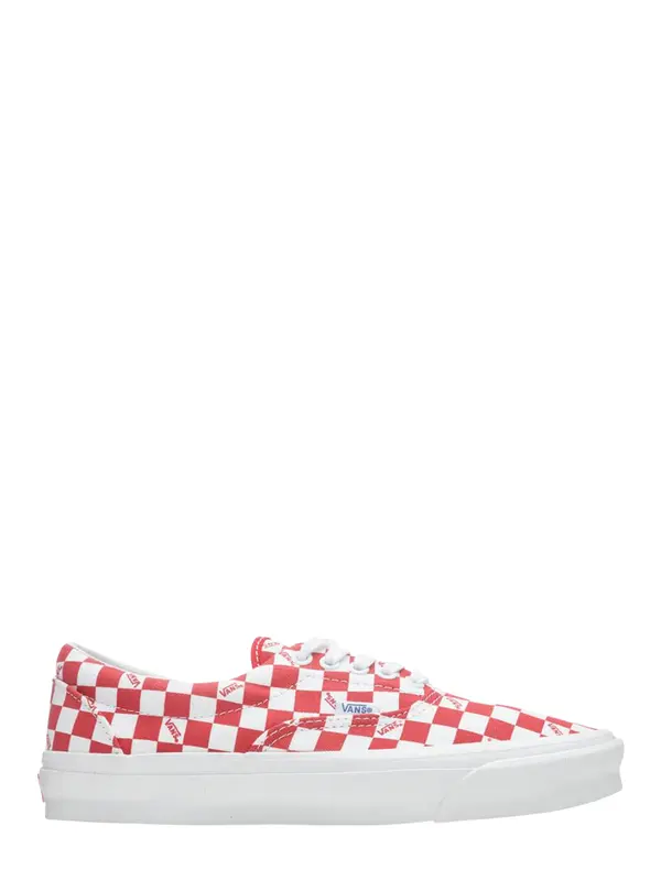 VANS Og Era Lx Checkerboard Logo Sneakers - Red