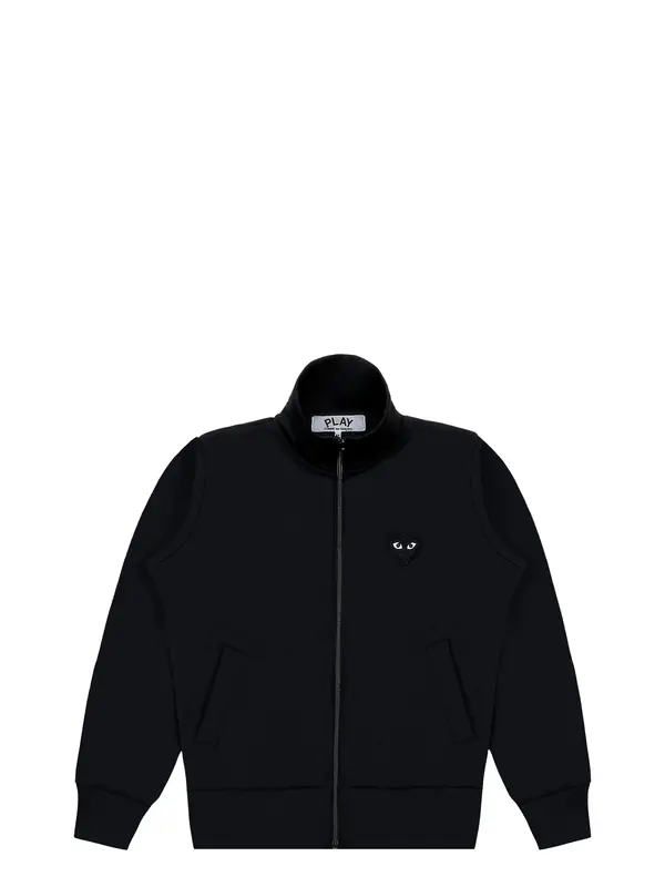 Play Comme Des Garcon Sweatshirt Big Heart - Black