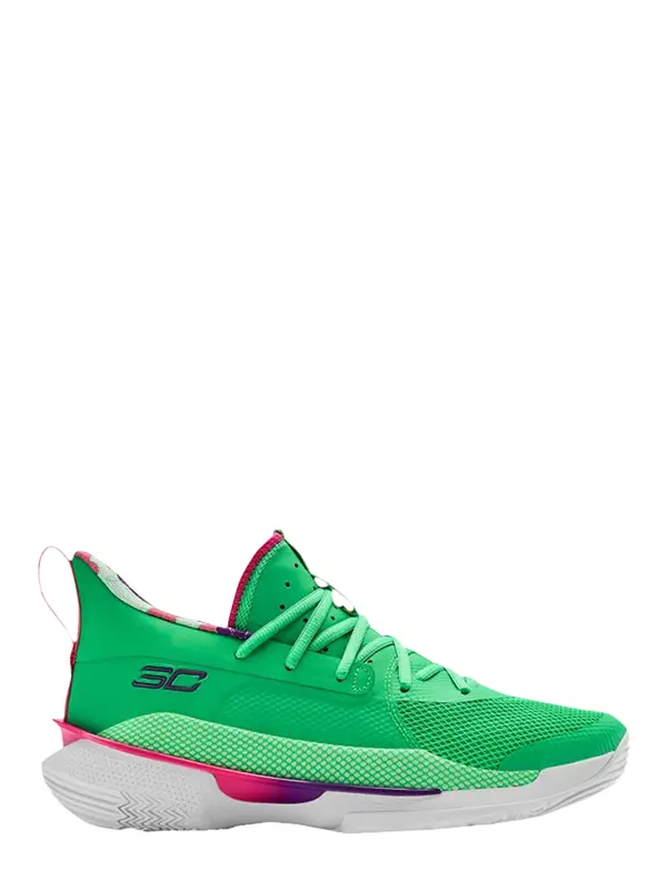 Under Armour Curry 7 Vapor Sneakers - Green