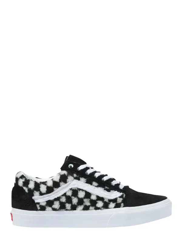 VANS Old Skool Sherpa Checkerboard Sneakers - Black