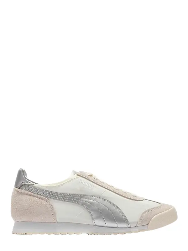 PUMA Roma Og Nylon Metallic Sneakers - Cream