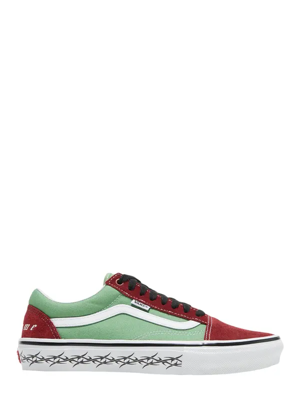 VANS Supreme X Old Skool 'barbed Wire' Sneakers - Green