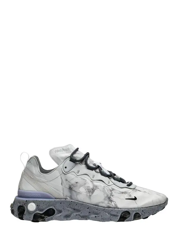Nike X Kendrick Lamar React Element 55 Sneakers - Silver