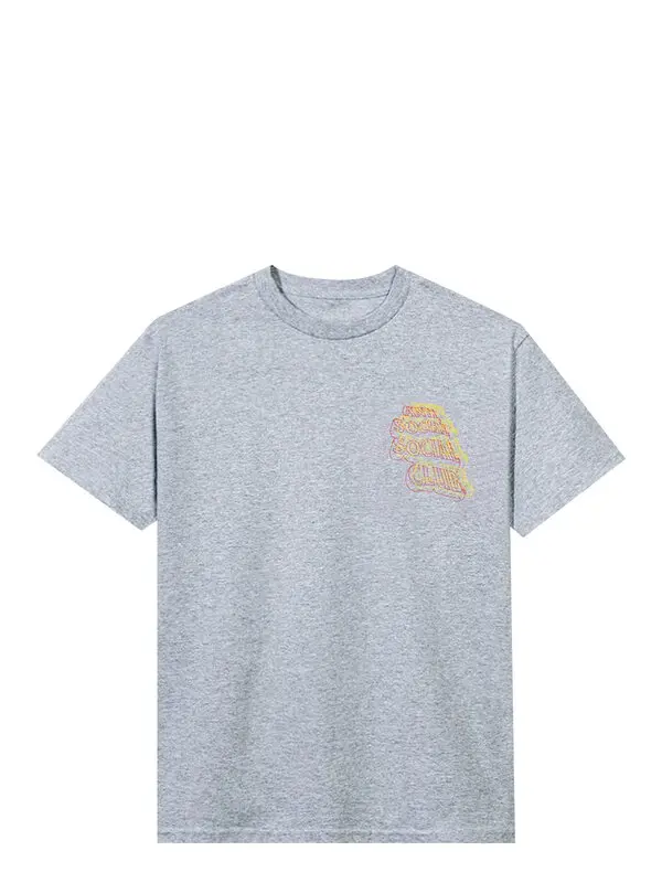 ANTI SOCIAL SOCIAL CLUB Neon Lights And A Lot Of Rain Tee - Grey