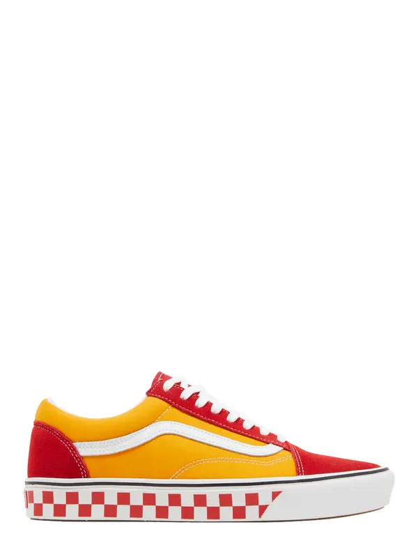 VANS Comfycush Old Skool Tape Mix Sneakers - Yellow