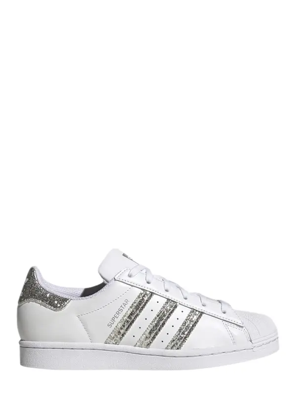 Adidas Superstar Glitter Sneakers - White