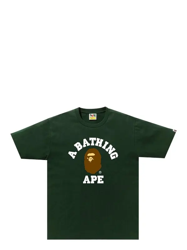 A BATHING APE College Tee - Green