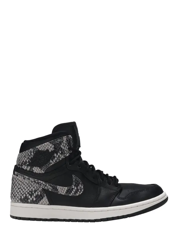 JORDAN 1 Retro High Premium Snakeskin - Black