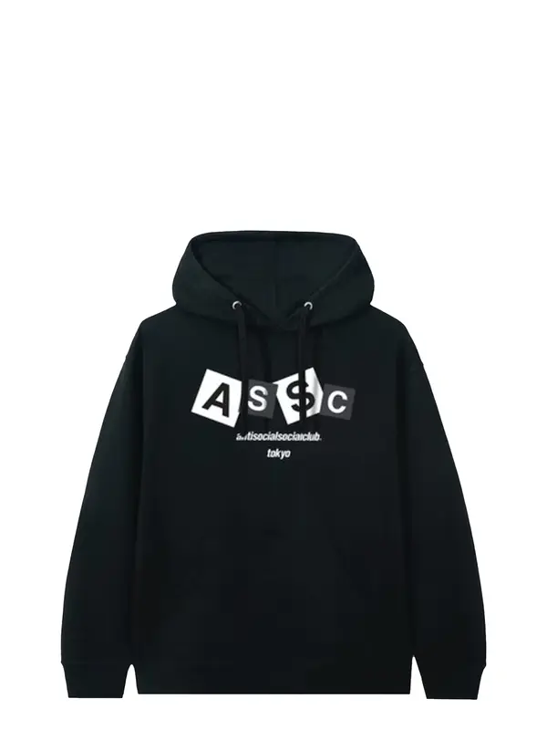 ANTI SOCIAL SOCIAL CLUB Angle Hair Hoodie - Black