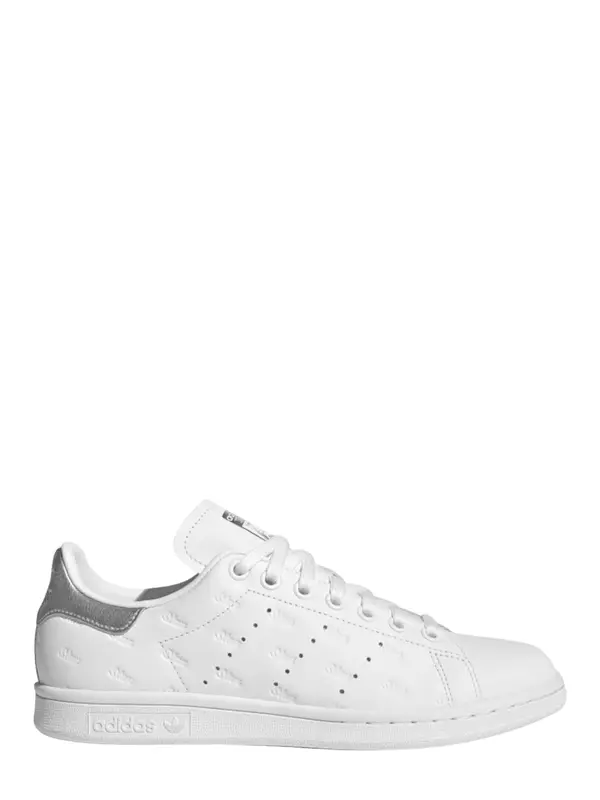 Adidas Stan Smith Debossed Logos Sneakers - White
