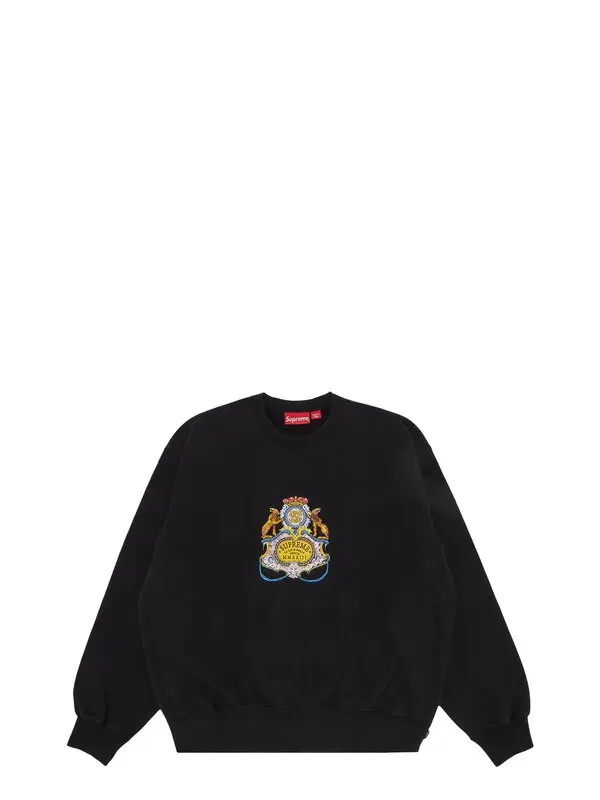 Supreme Crest Crewneck - Black