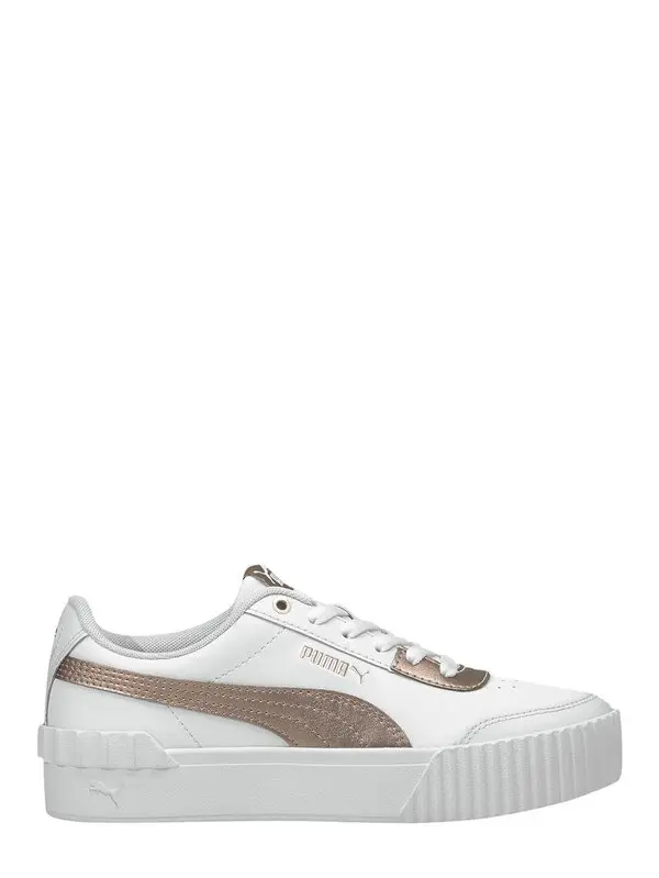 PUMA Carina Lift Metallic Sneakers - White