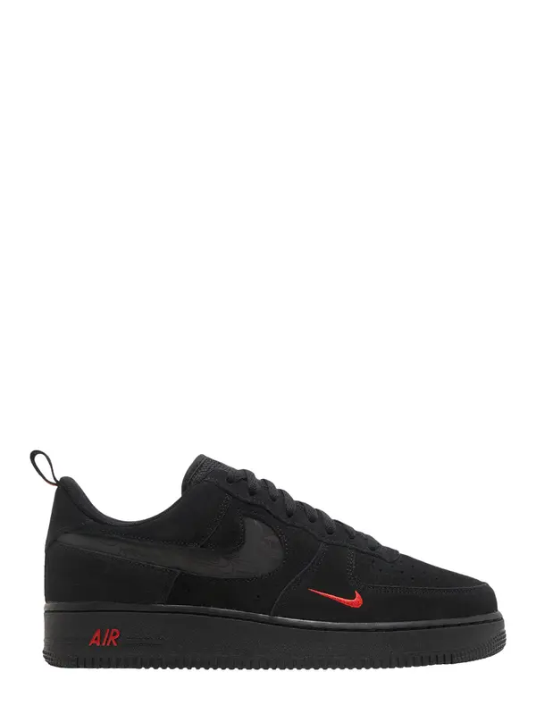 Nike Air Force 1 '07 Lv8 Reflective Swoosh Sneakers - Black