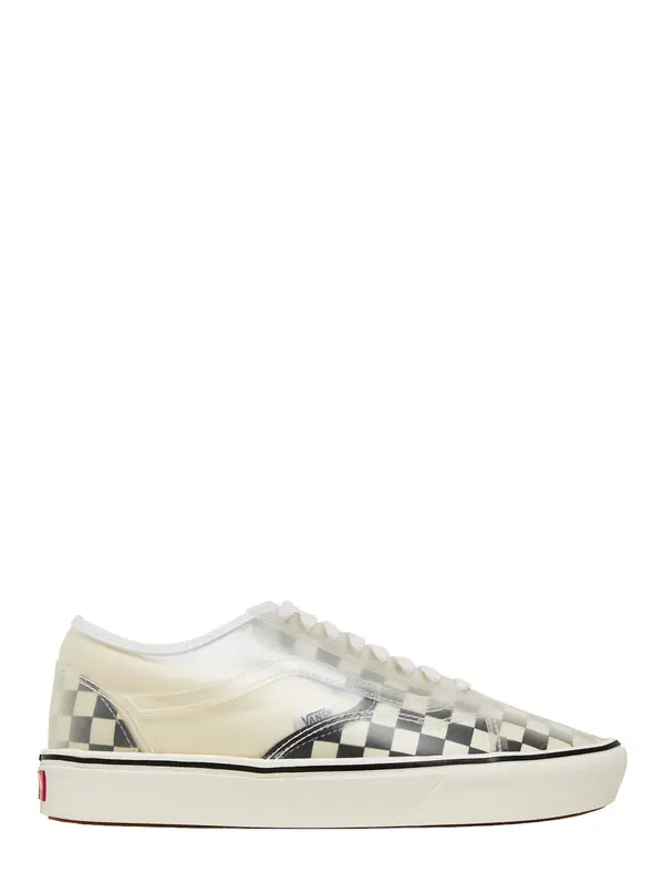 VANS Comfycush Slip-skool Checkerboard Sneakers - White