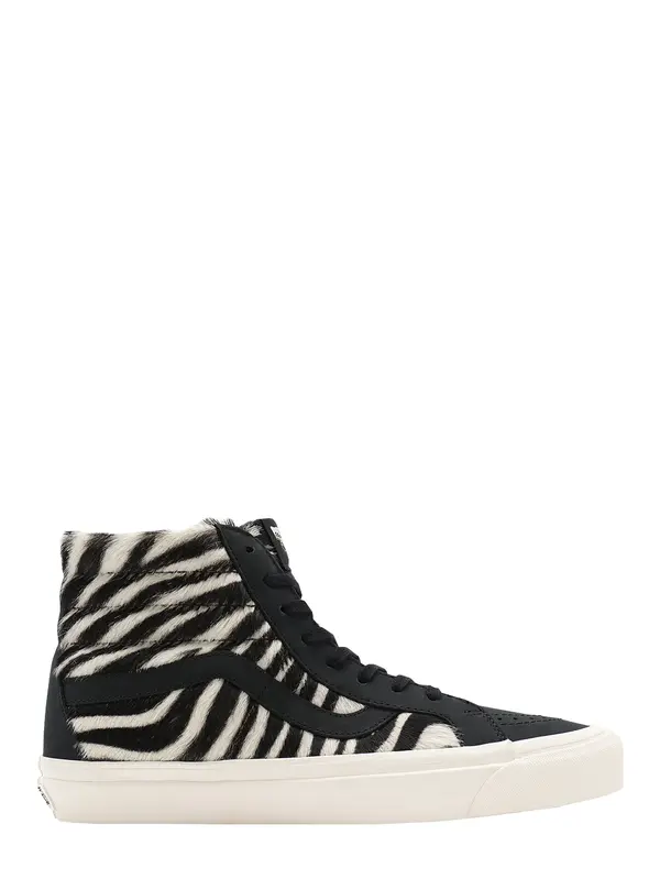 VANS Sk8-hi 38 Dx Anaheim Factory Zebra High Top Sneakers - Black