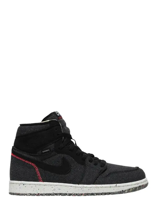 JORDAN 1 High Zoom 'crater' Sneaker - Black