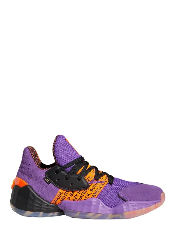 Adidas Mcdonald's X Harden Vol. 4 'harden Sauce' Sneakers - Purple