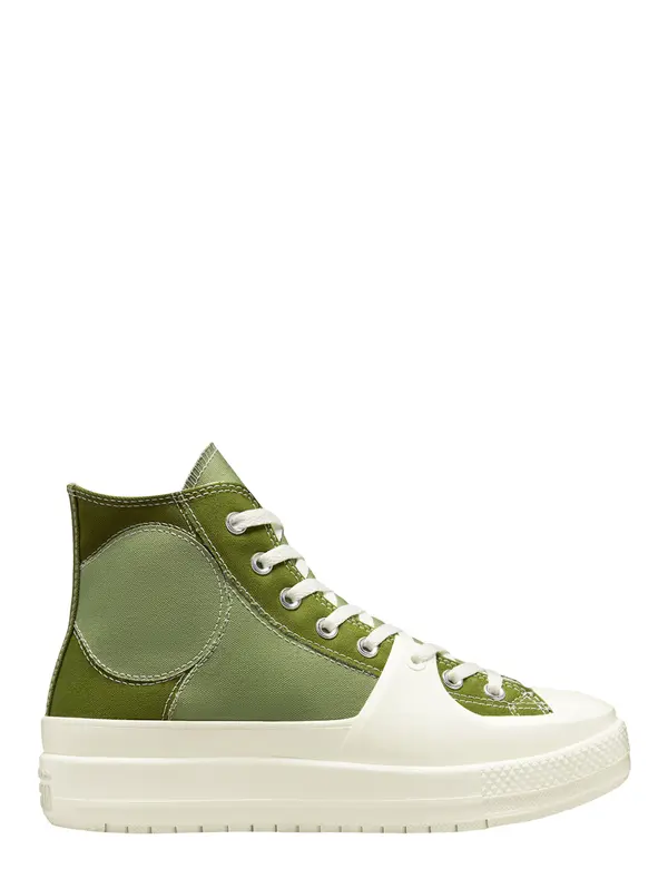 CONVERSE Chuck Taylor All Star Construct High Colorblock Sneakers - Green