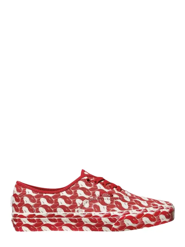 VANS Opening Ceremony X Authentic Snake Checker Sneakers - Red