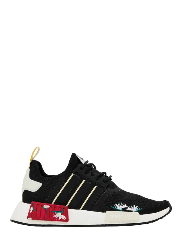 Adidas Thebe Magugu Nmd_r1 'birds Of Paradise' Sneakers - Black