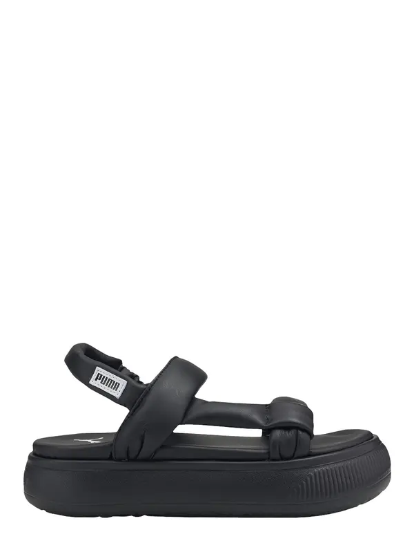 PUMA Suede Mayu Summer Platform Sandals - Black