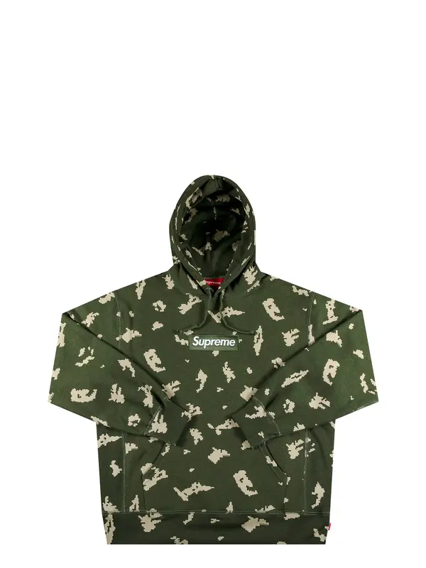 Supreme Box Logo Hooded Sweatshirt - Green