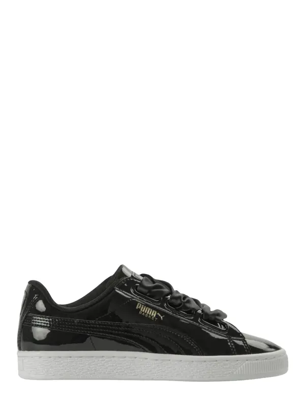 PUMA Basket Heart Patent Sneakers - Black