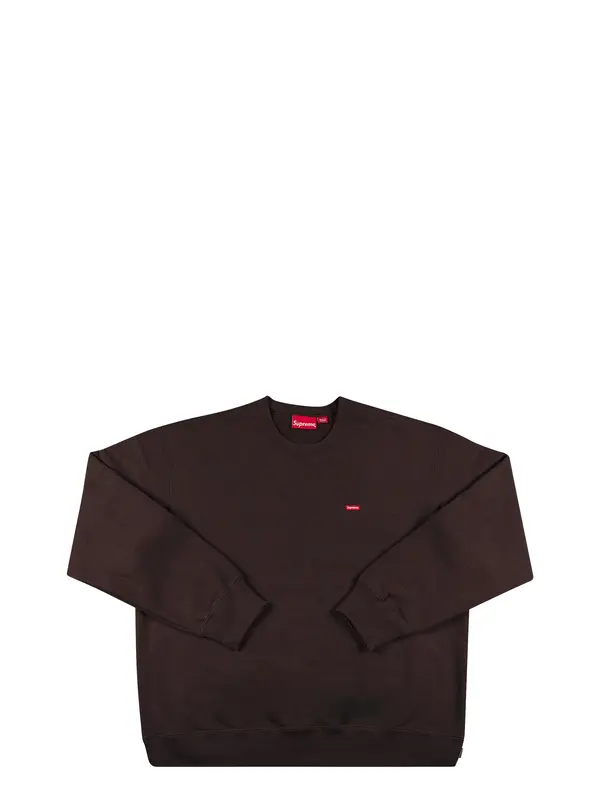 Supreme Small Box Crewneck 'dark - Brown