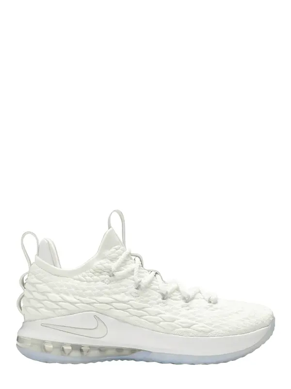 Nike Lebron 15 Low Metallic Sneakers - White