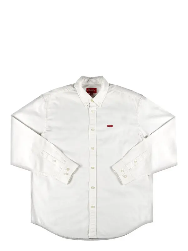 Supreme Small Box Twill Shirt - White