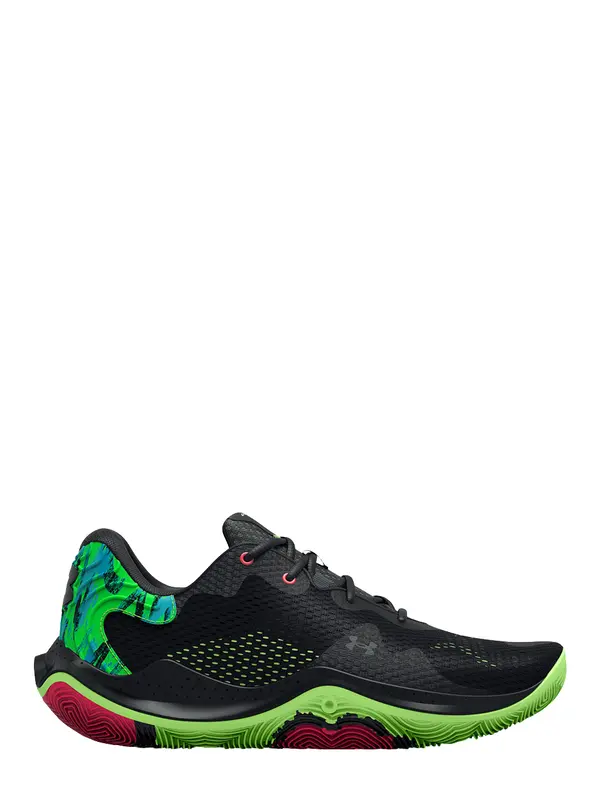 Under Armour Spawn 4 Printed Sneakers - Black