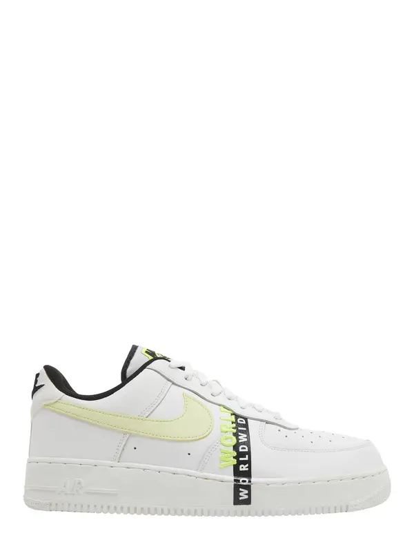Nike Air Force 1 '07 Lv8 'worldwide Pack Volt' Sneakers - White
