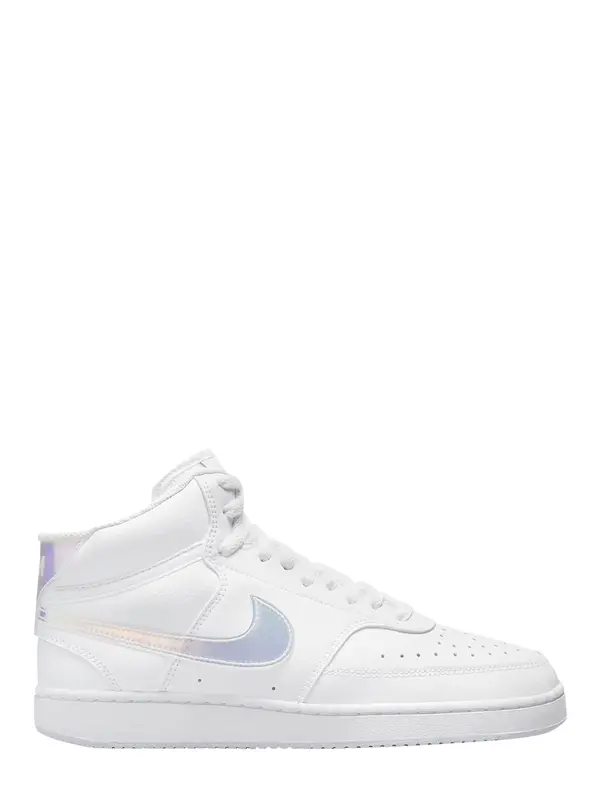 Nike Court Vision Mid Iridescent Sneakers - White