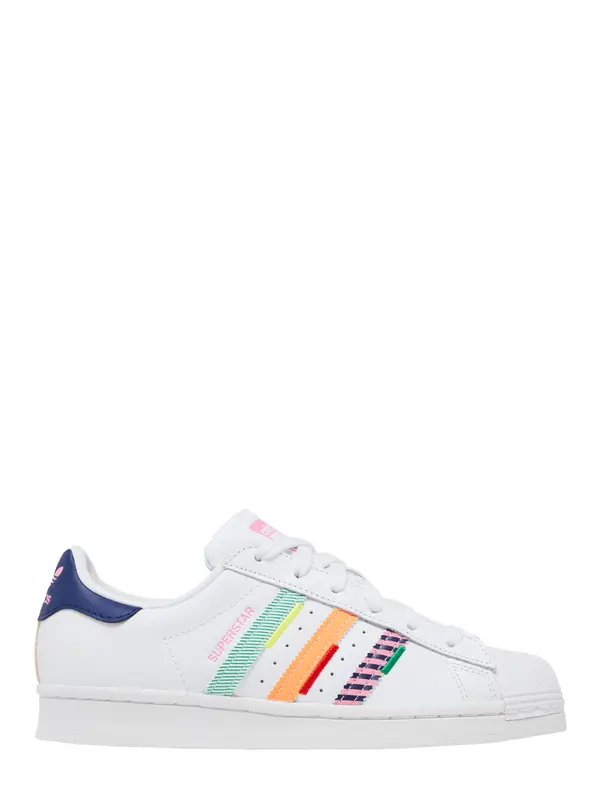 Adidas Superstar Multi Jagged Stripes - White