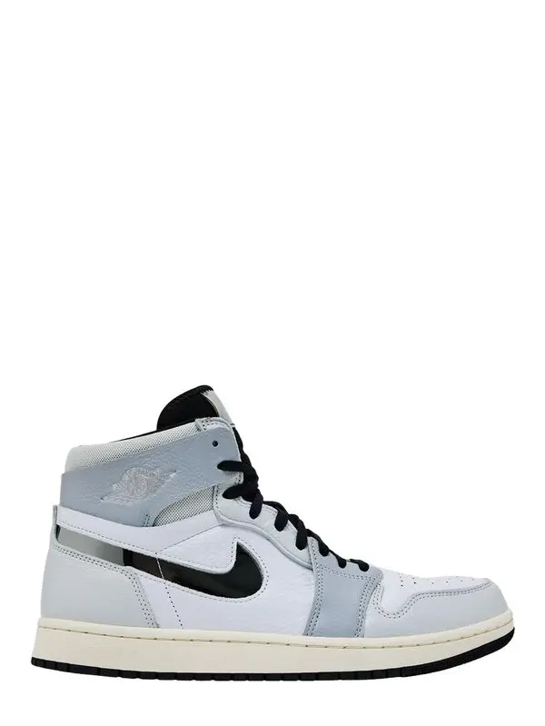 JORDAN 1 High Zoom Comfort 2 'chrome Swoosh - Grey