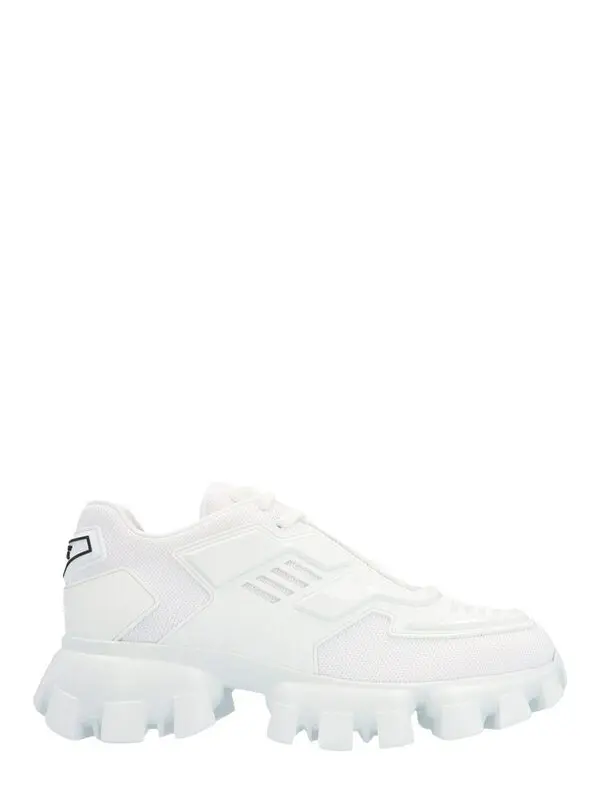 Prada Cloudbust Thunder Knit Sneakers - White