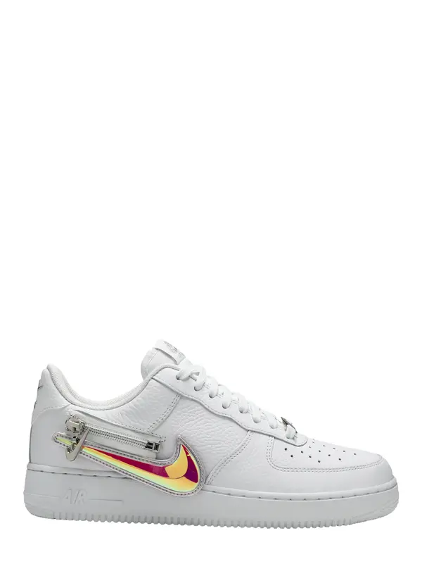 Nike Force 1 '07 Premium Zip Swoosh Sneakers - White