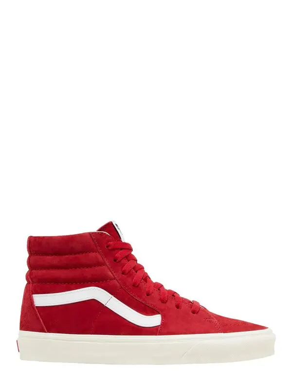 VANS Sk8-hi Pig Suede Sneakers - Red