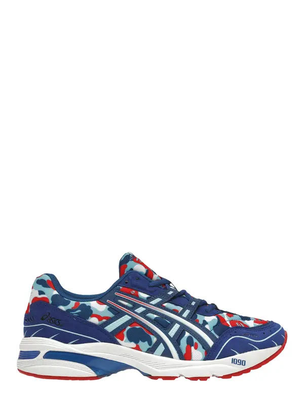 Asics Bape X Gel 1090 'france Camo' Sneakers - Blue