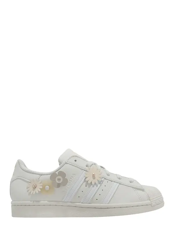 Adidas Superstar Floral Sneakers - White