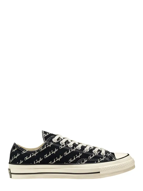 CONVERSE Chuck 70 Low 'scripted Signature Print - Black