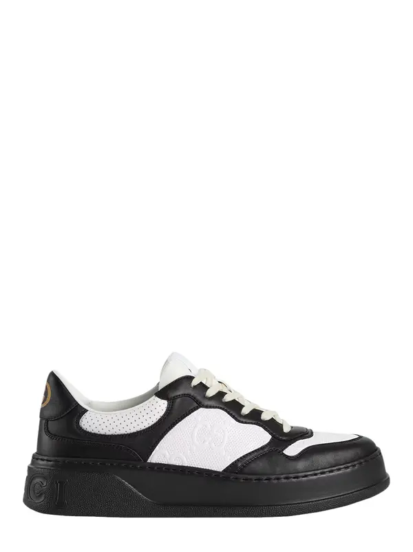 Gucci Gg Embossed Sneaker - Black